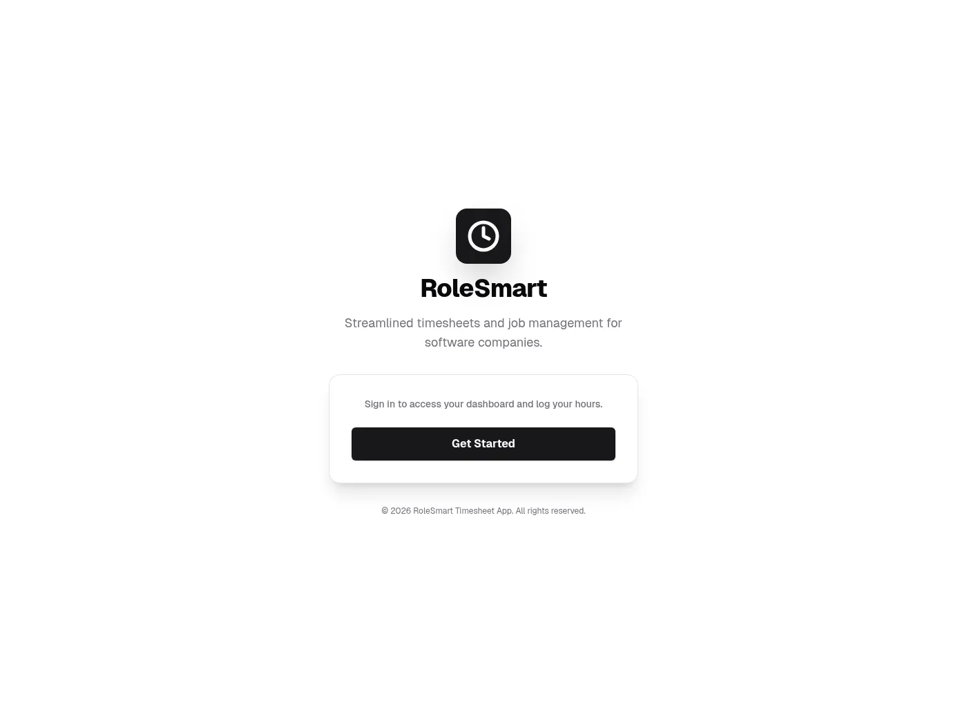 RoleSmart Timesheet