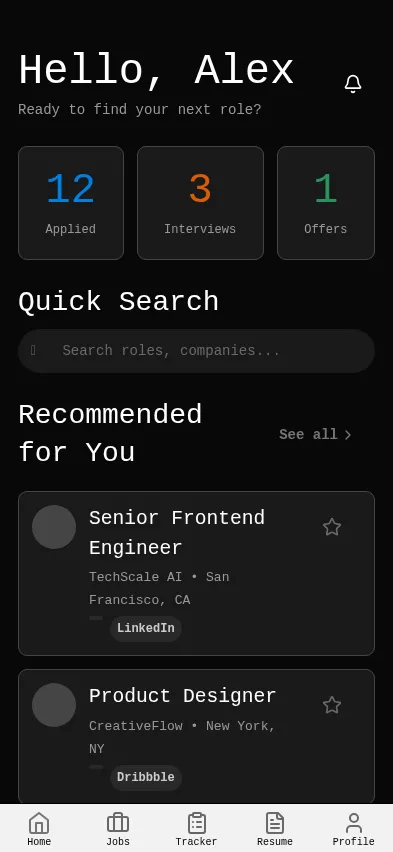 Rolevate AI Job Search