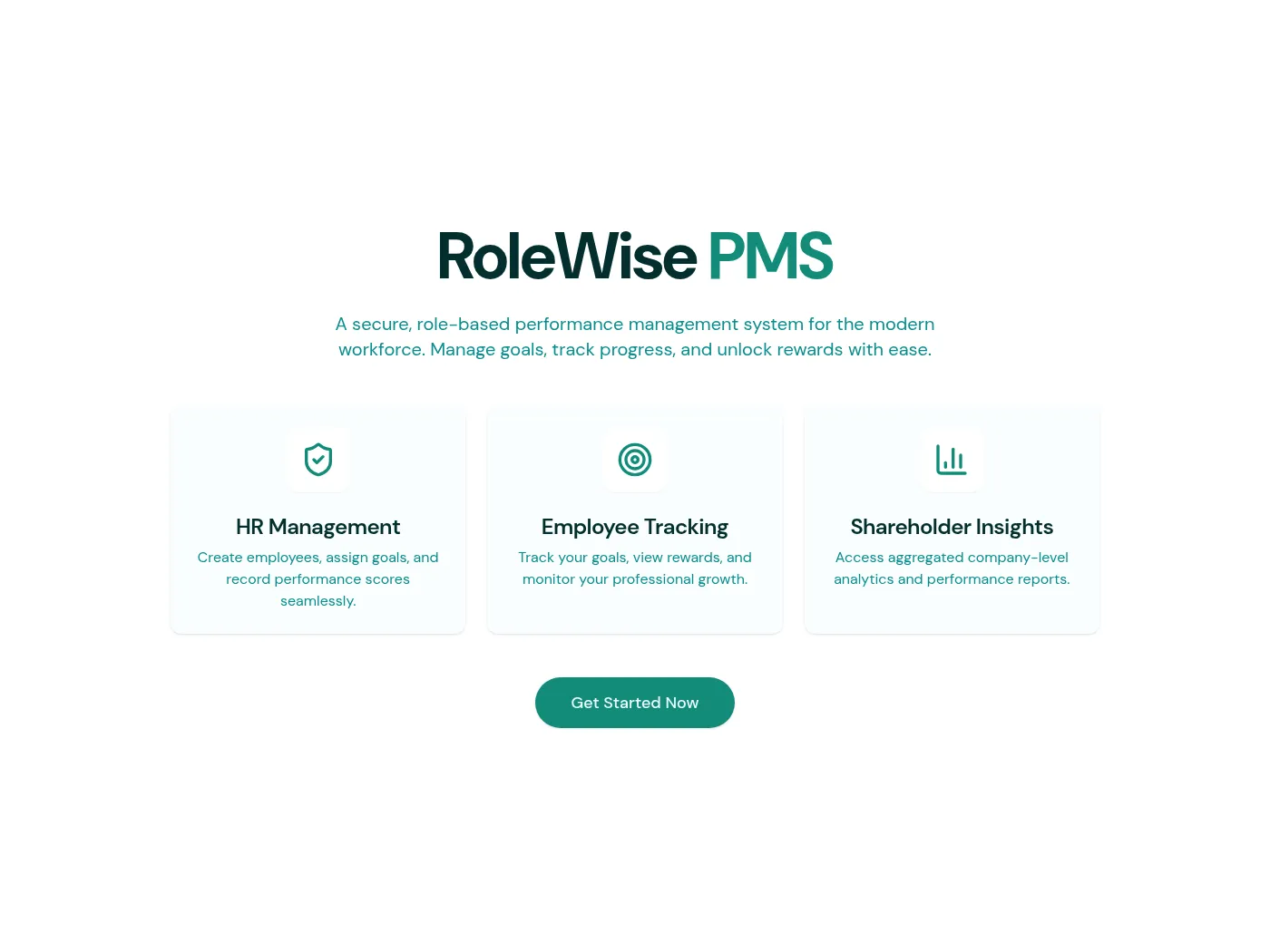RoleWise PMS