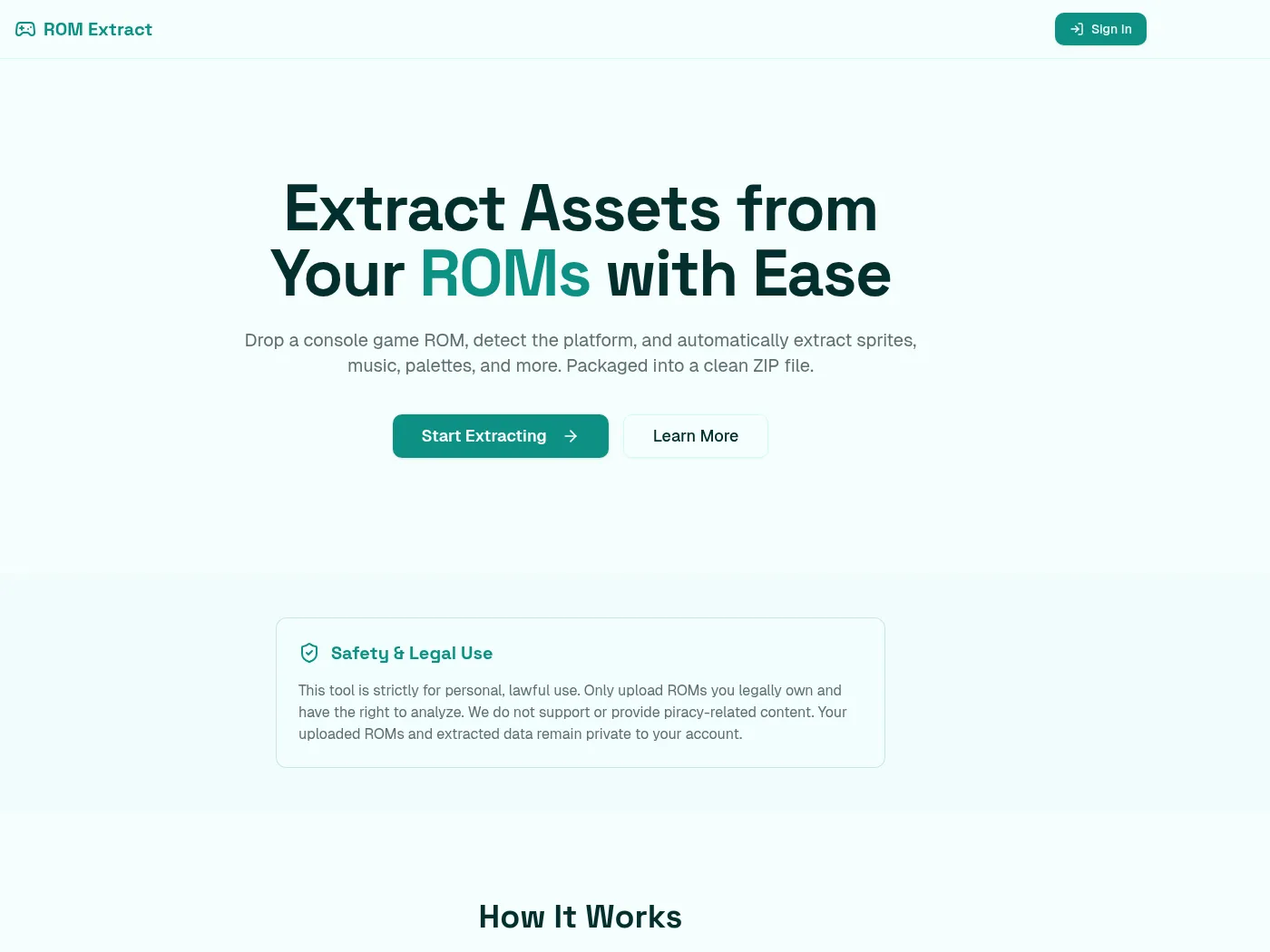ROM Asset Extractor
