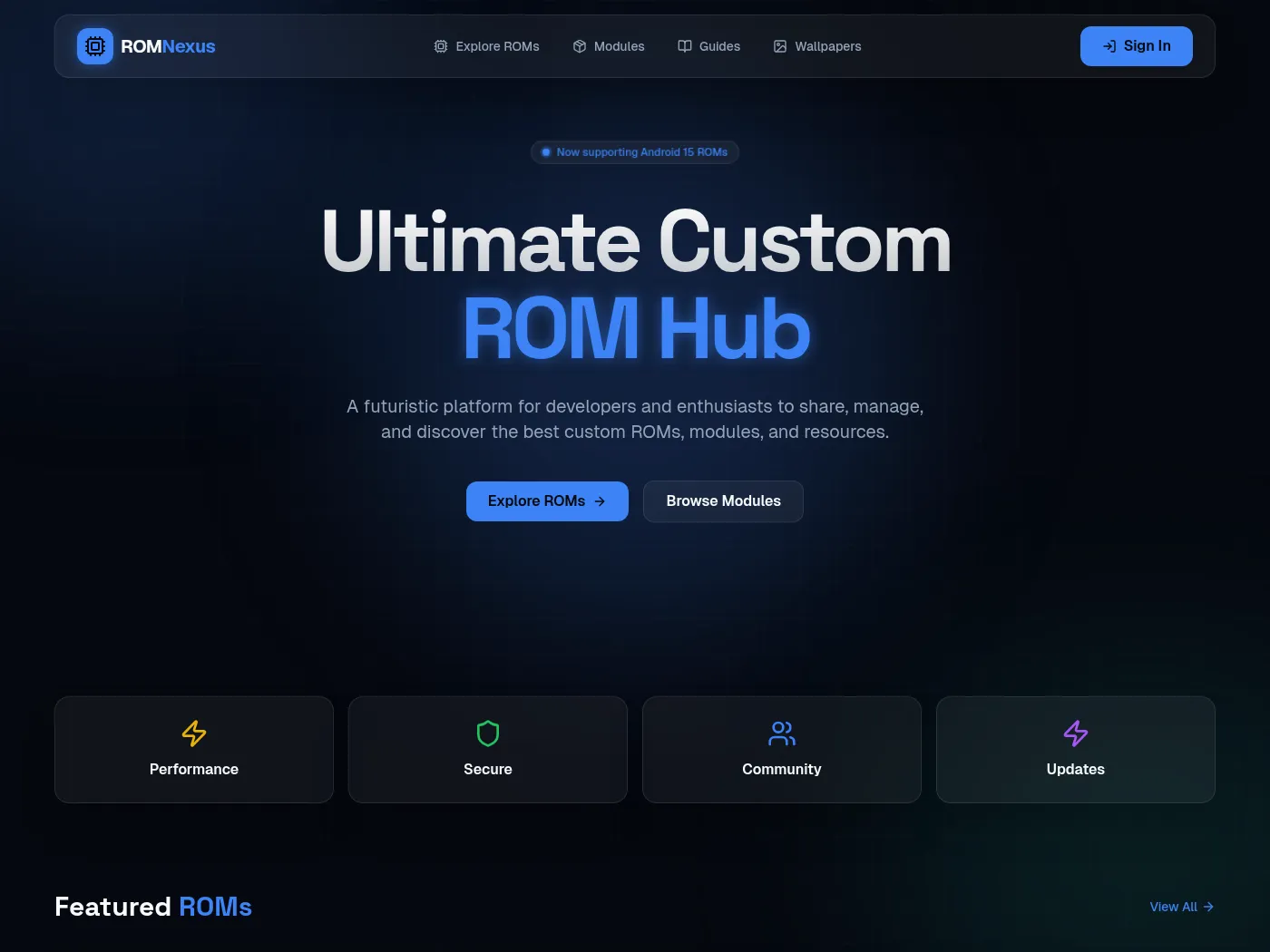 ROM Nexus Hub
