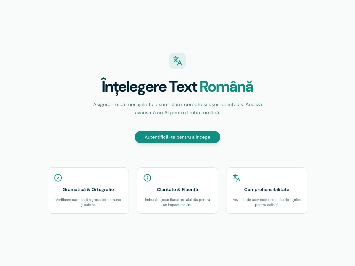 Romanian Text Understanding