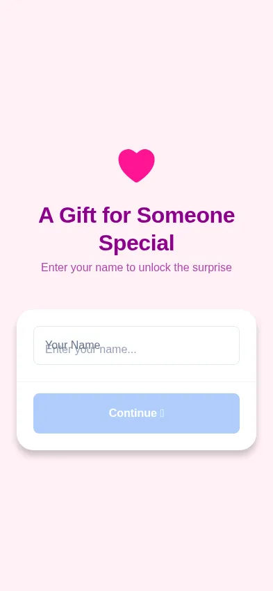 Romantic Birthday Surprise