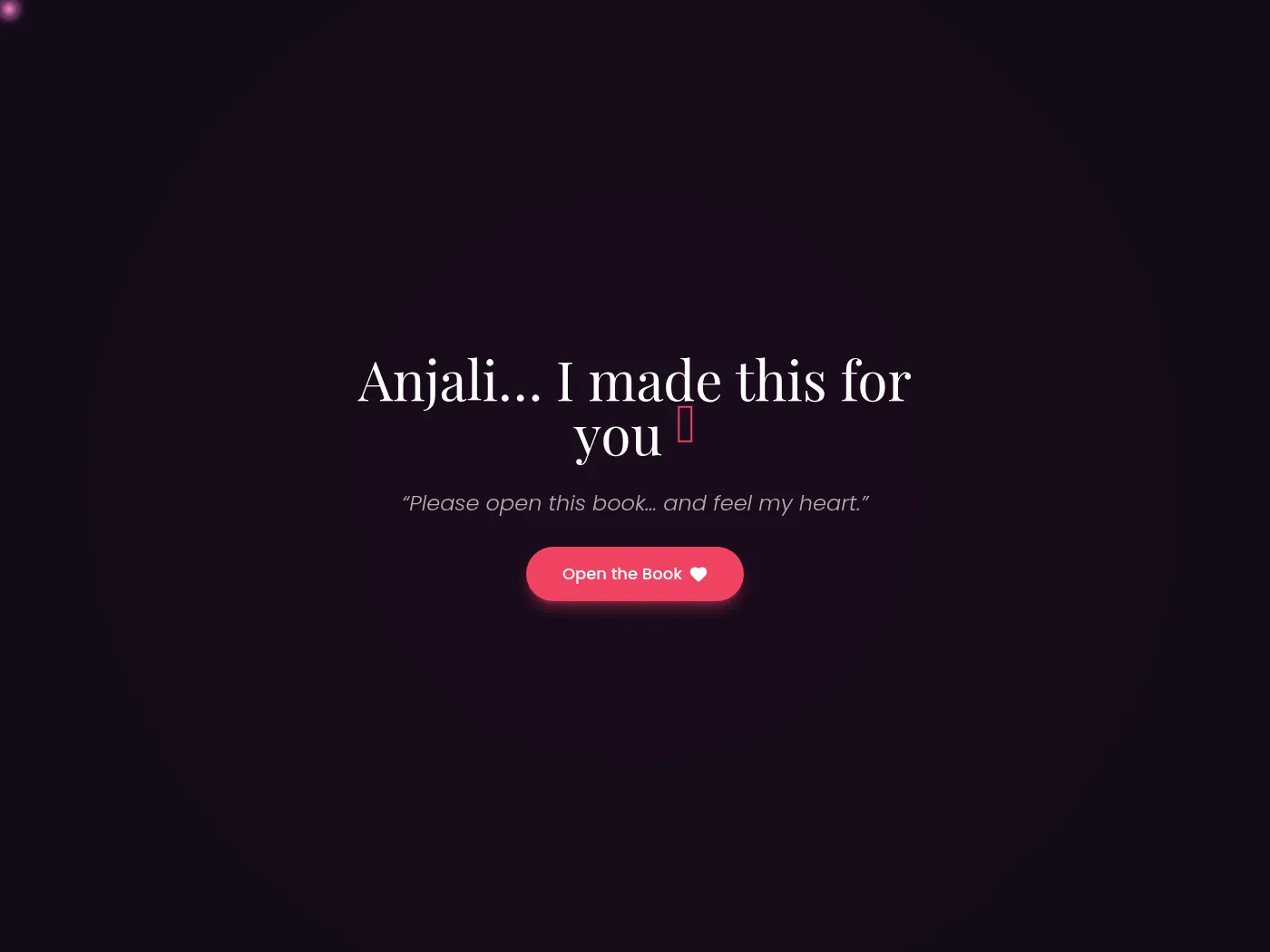 Romantic Apology Book