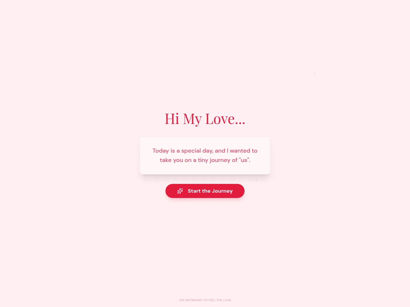 Romantic Journey Web App