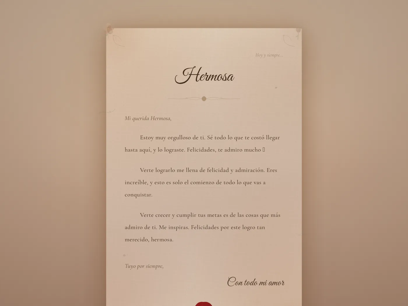 Romantic Letter Generator