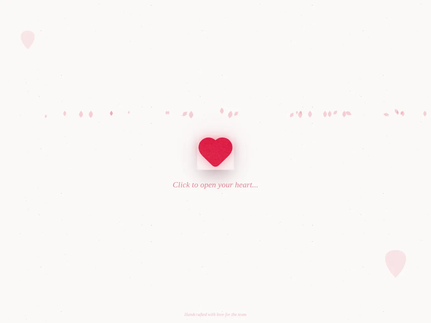Romantic Web Love Letter