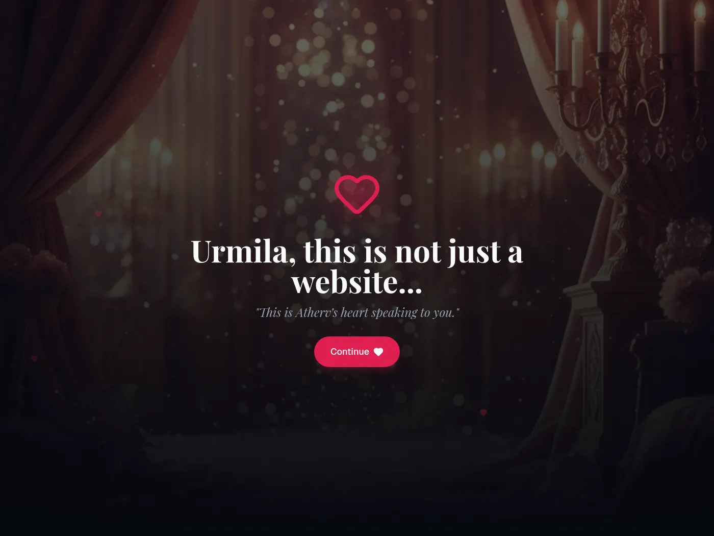 Heartfelt Proposal Web Experience