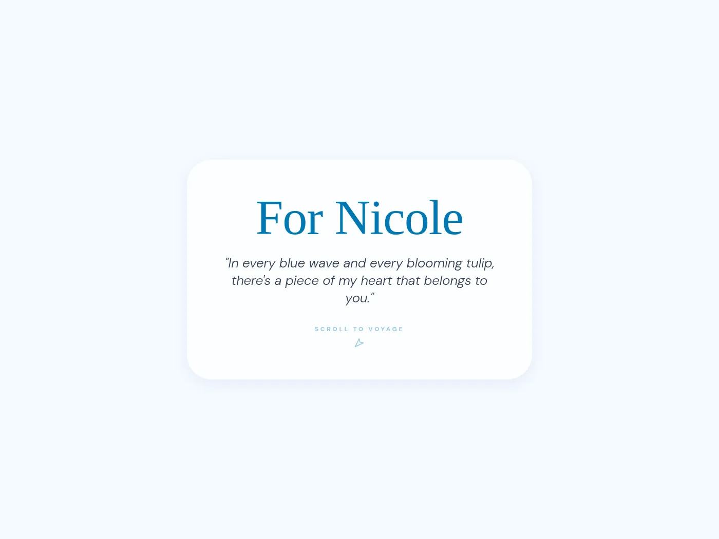 Romantic Proposal Site