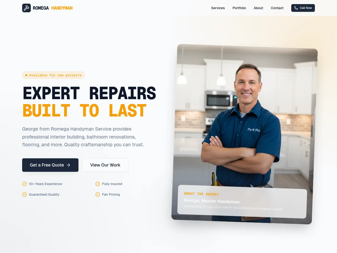 Romega Handyman Website