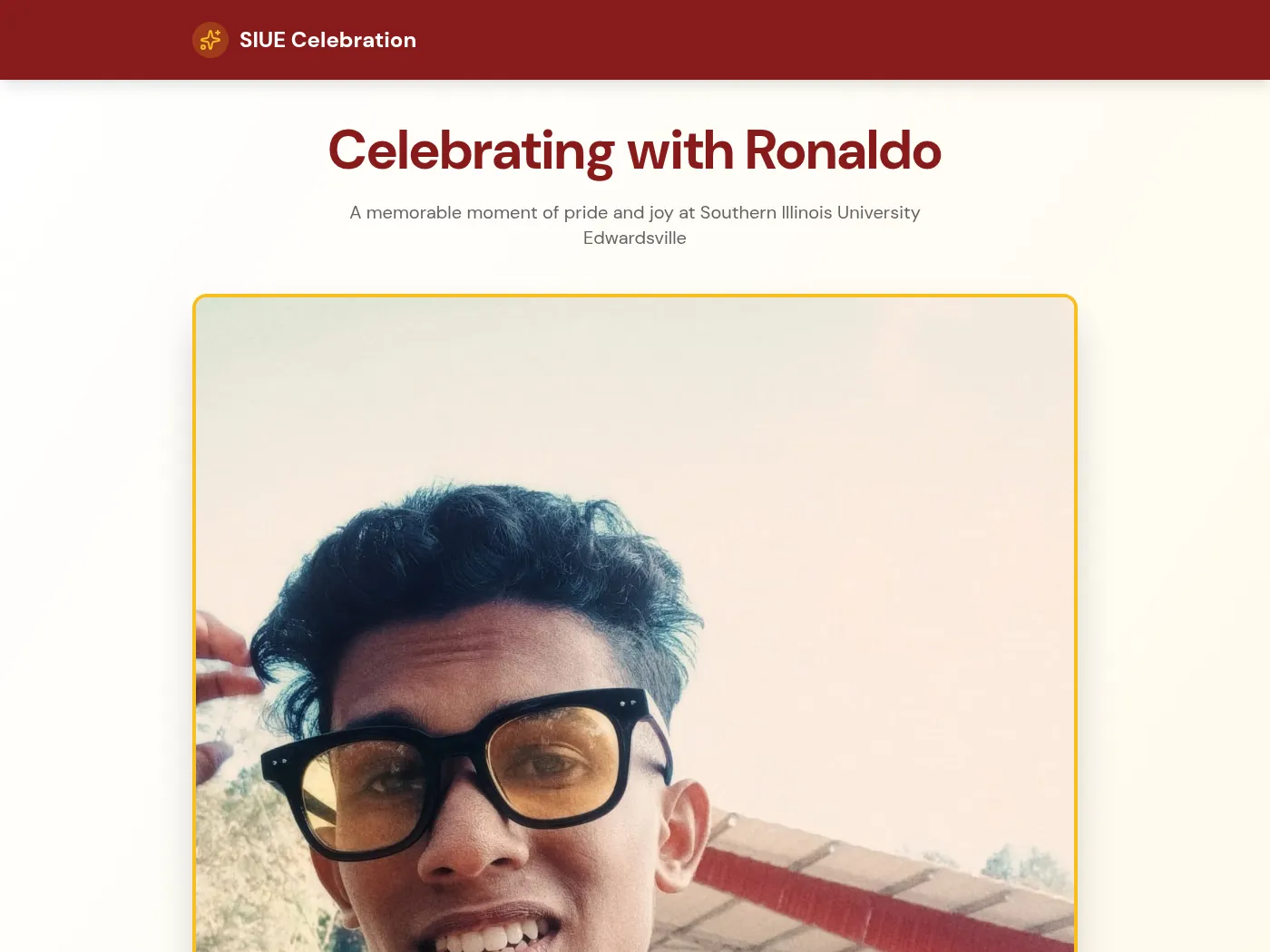 Ronaldo SIUE Celebration