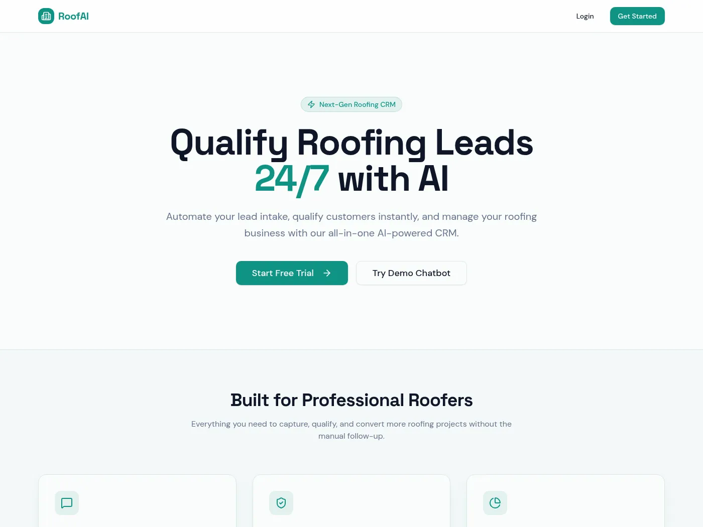 RoofAI CRM Assistant