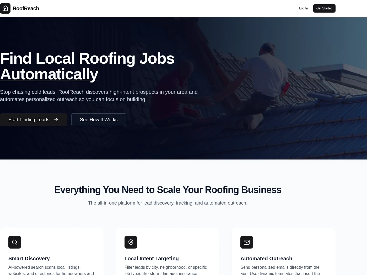 RoofReach Prospector