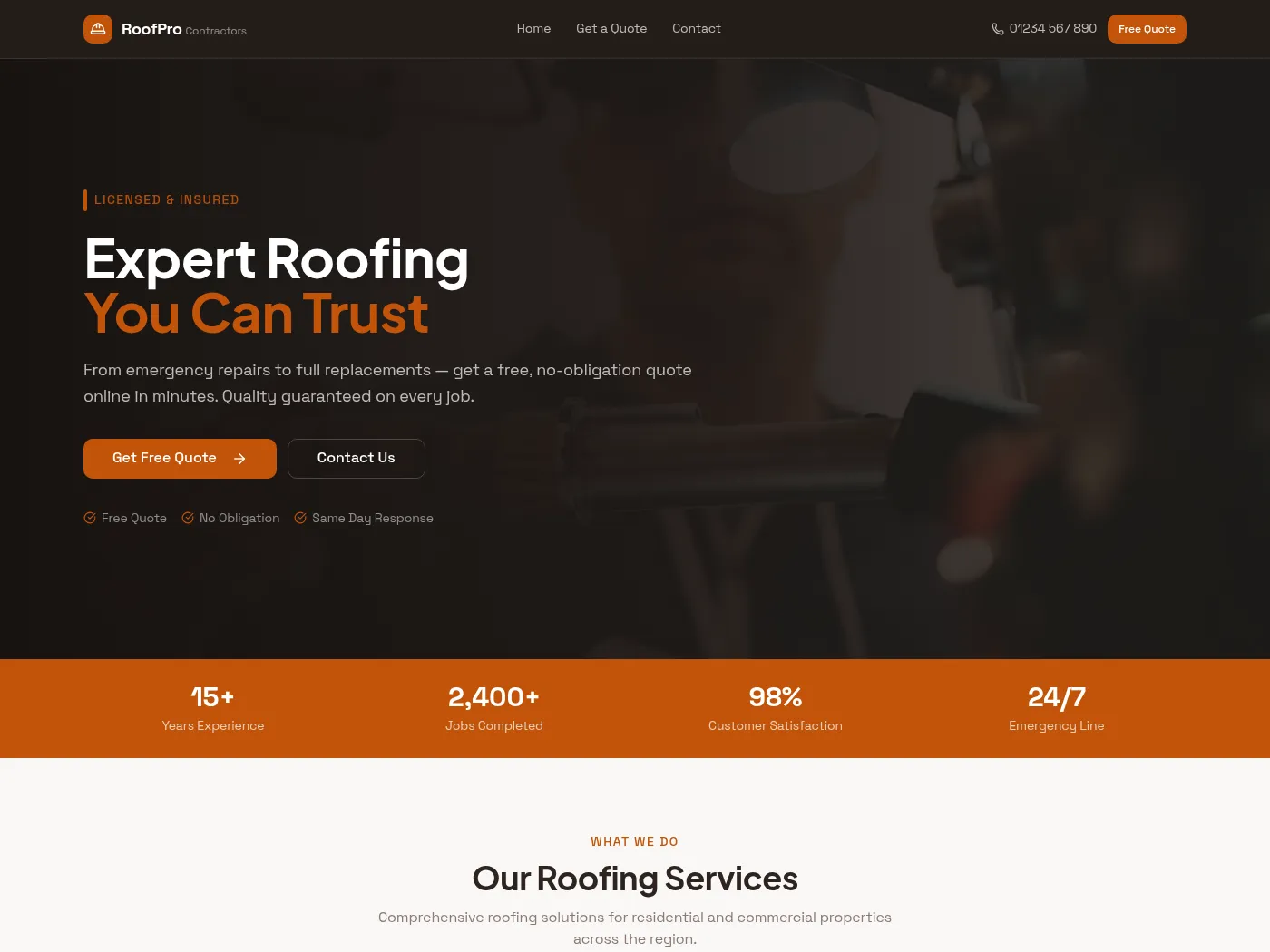 Roofing Pro Platform