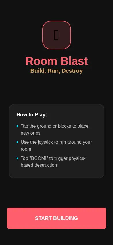 Room Blast Builder