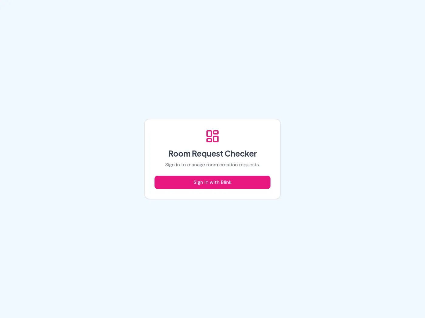 Room Request Checker