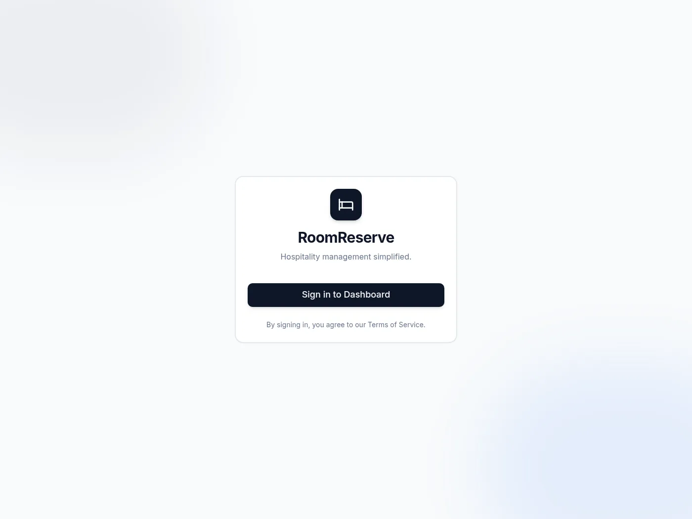 RoomReserve Manager