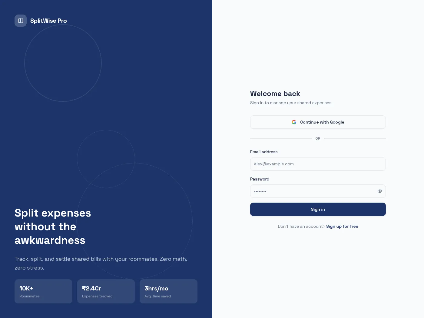 SplitWise Pro