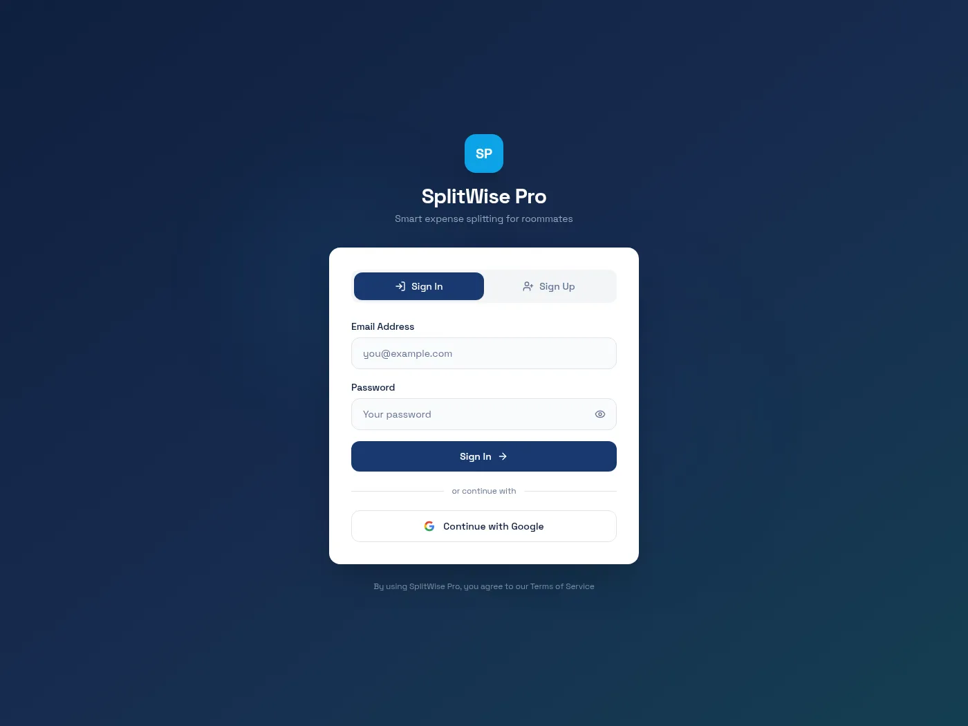 SplitWise Pro