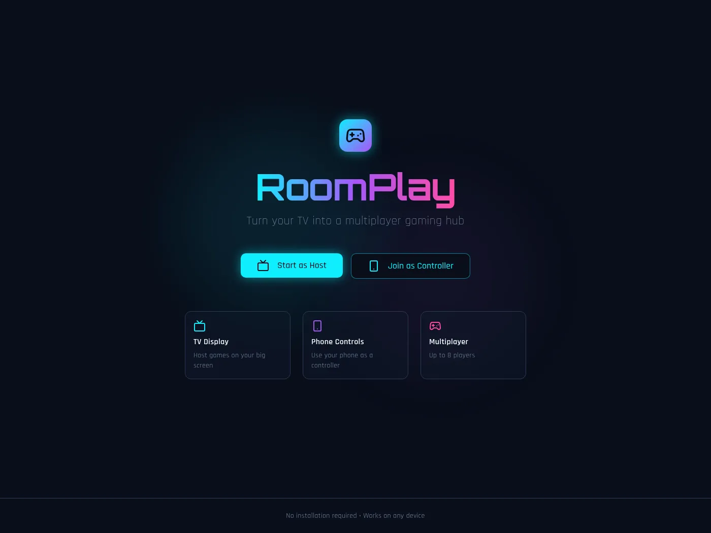 RoomPlay Multiplayer MVP