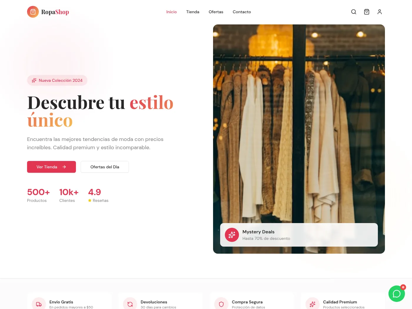 RopaShop Online Store
