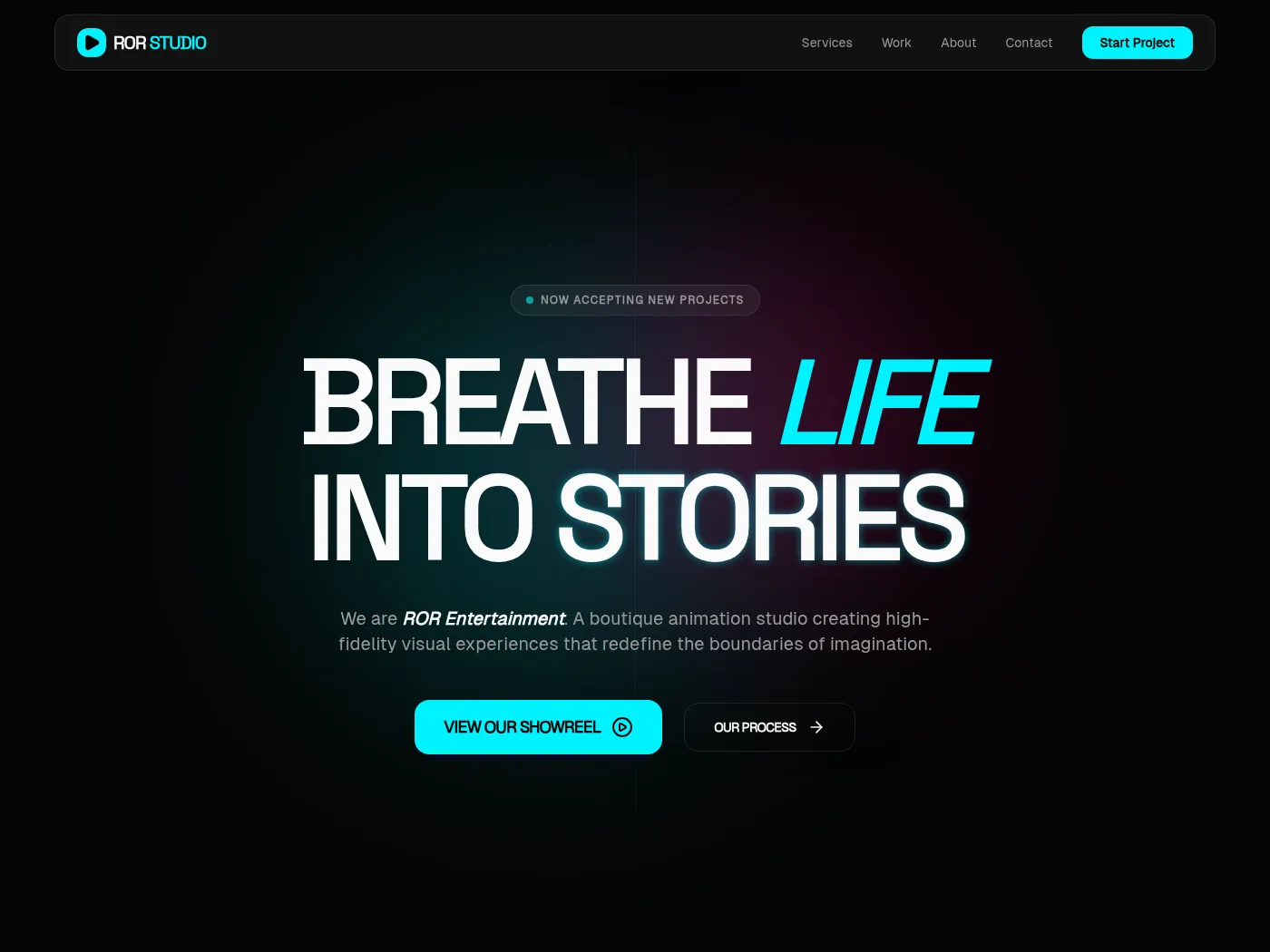 ROR Entertainment Site