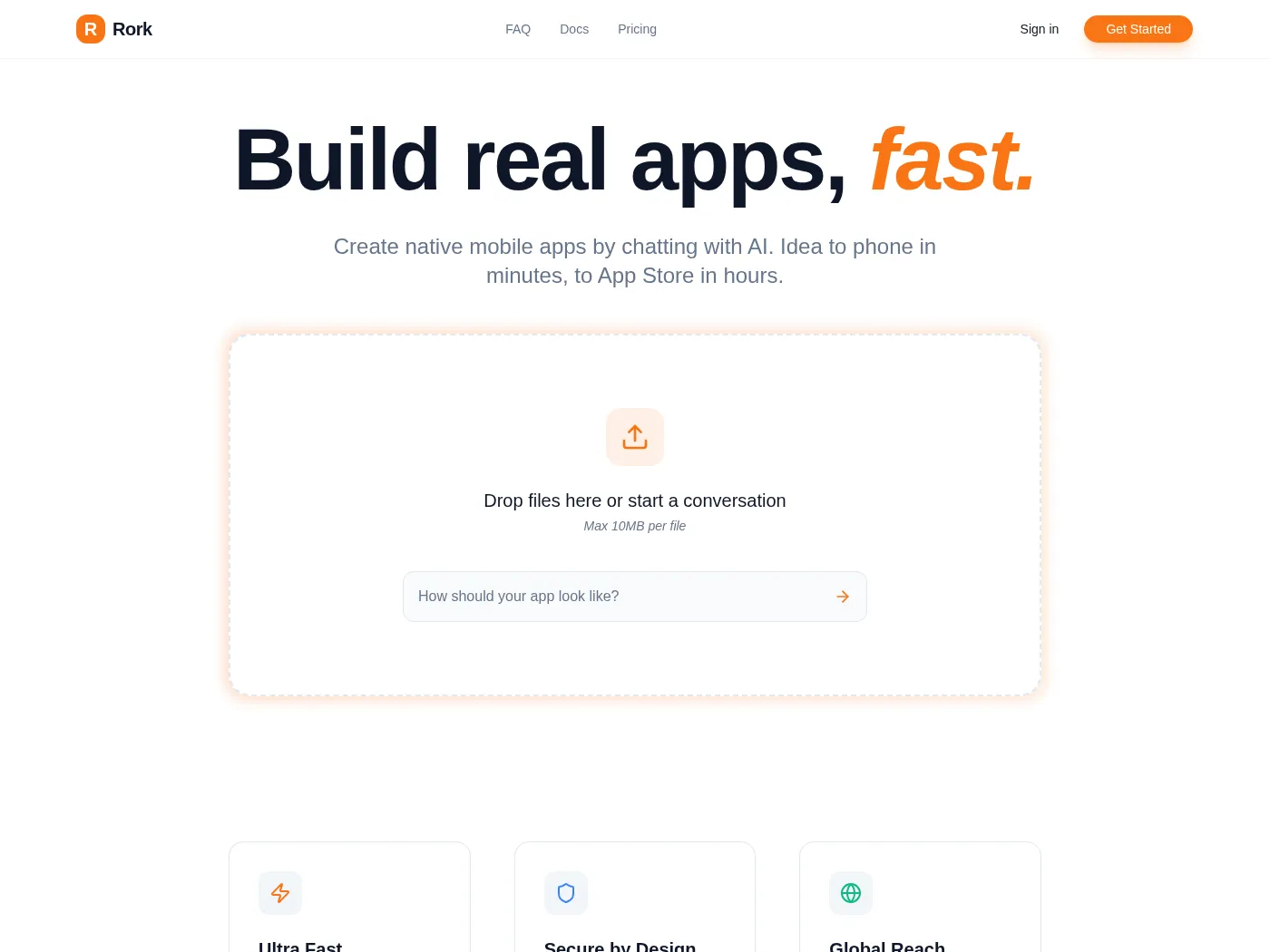 Rork Clone Platform
