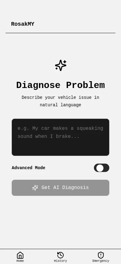 RosakMY Vehicle Diagnosis