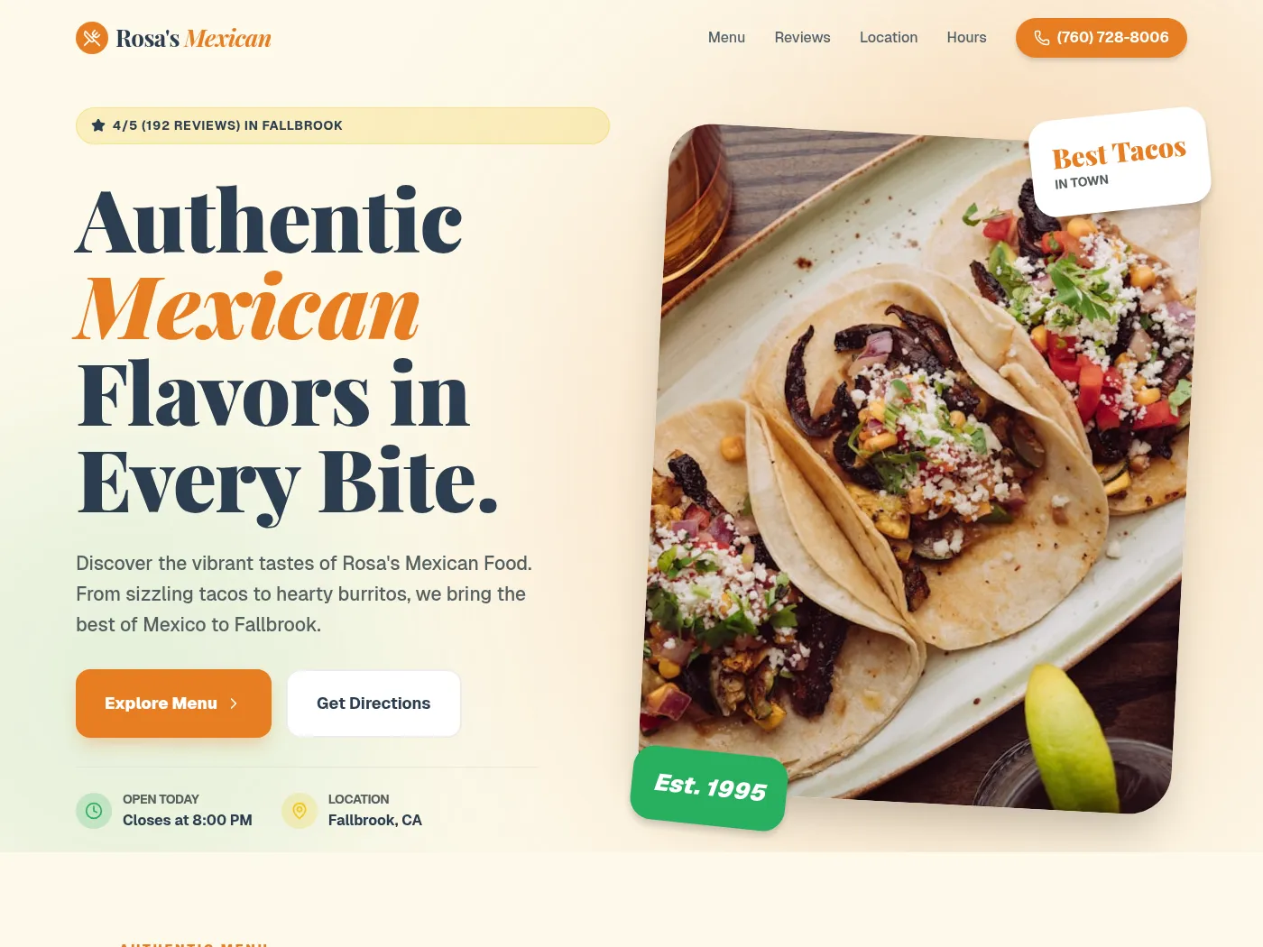 Rosa's Mexican Eats