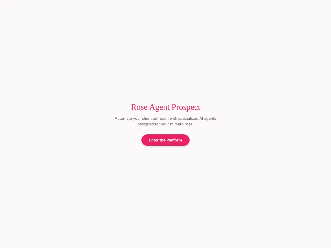Rose Agent Prospect