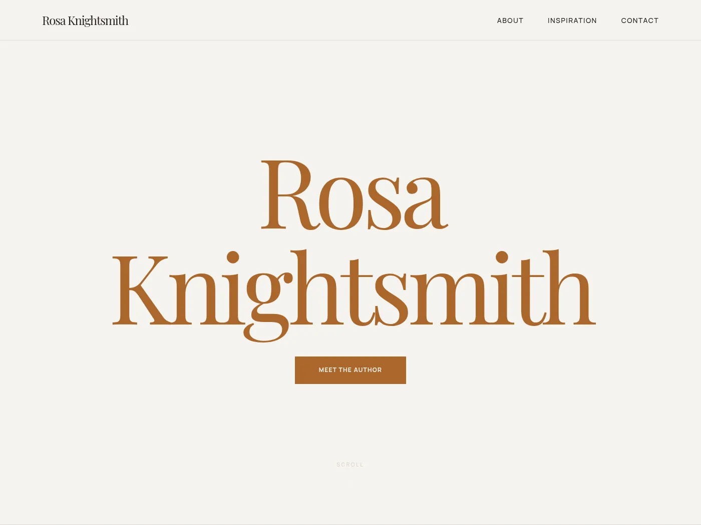 Rosa Knightsmith Author Site