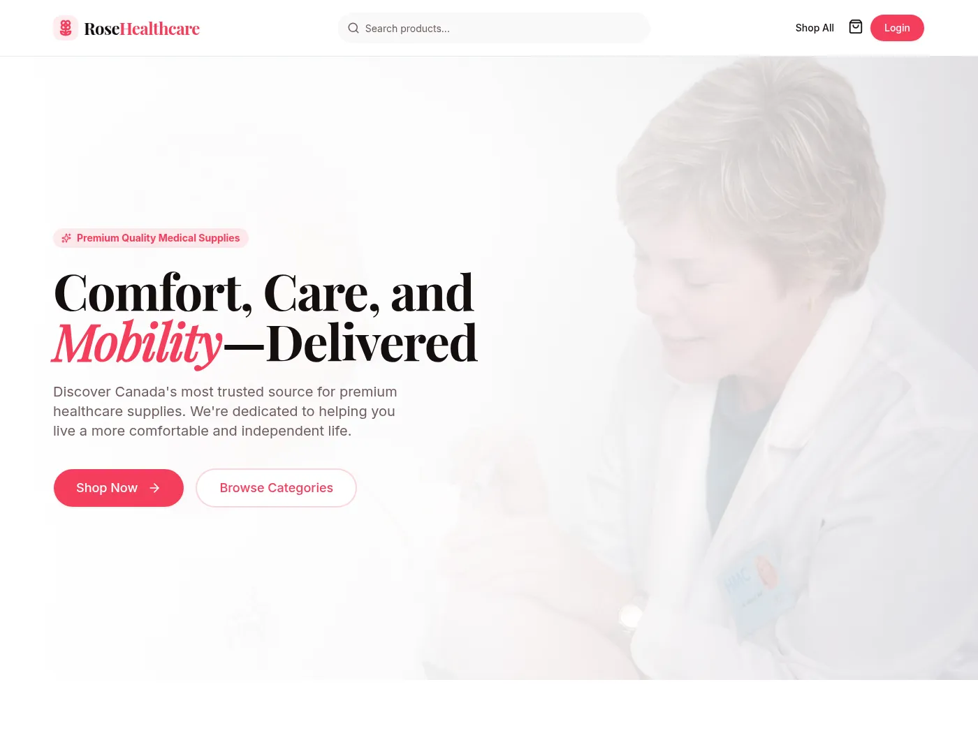 Rose Healthcare Online Shop