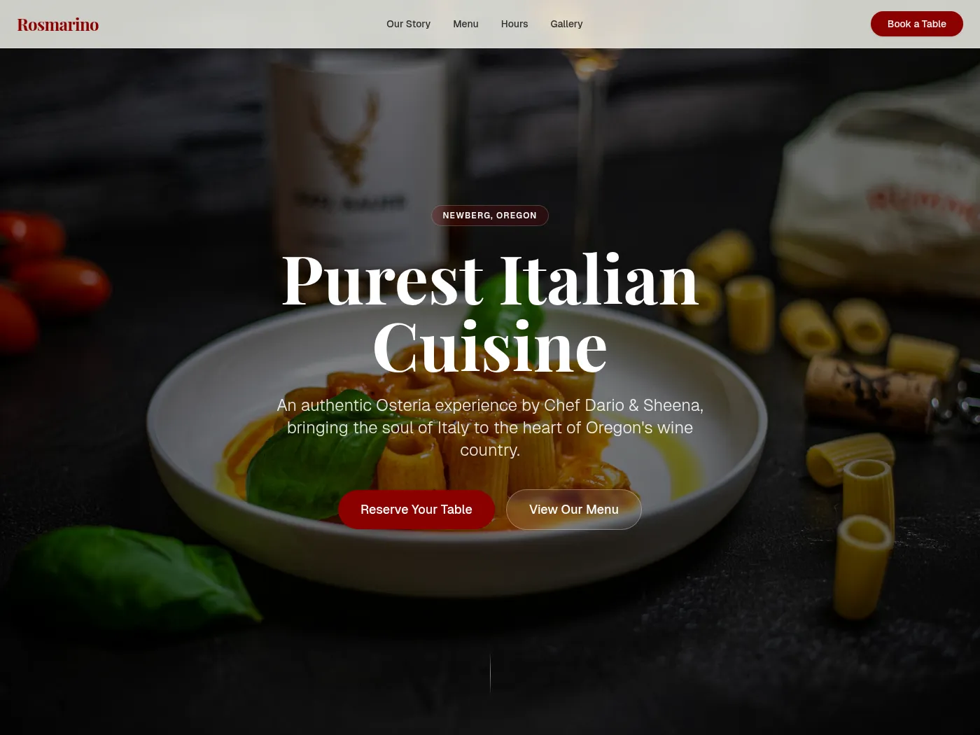 Rosmarino Website Refresh