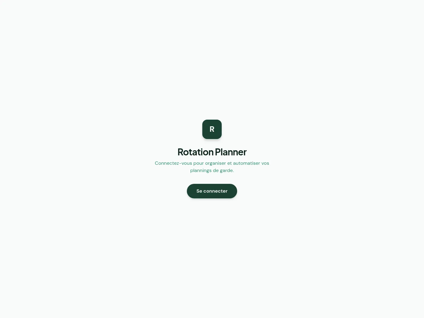 Rotation Planner