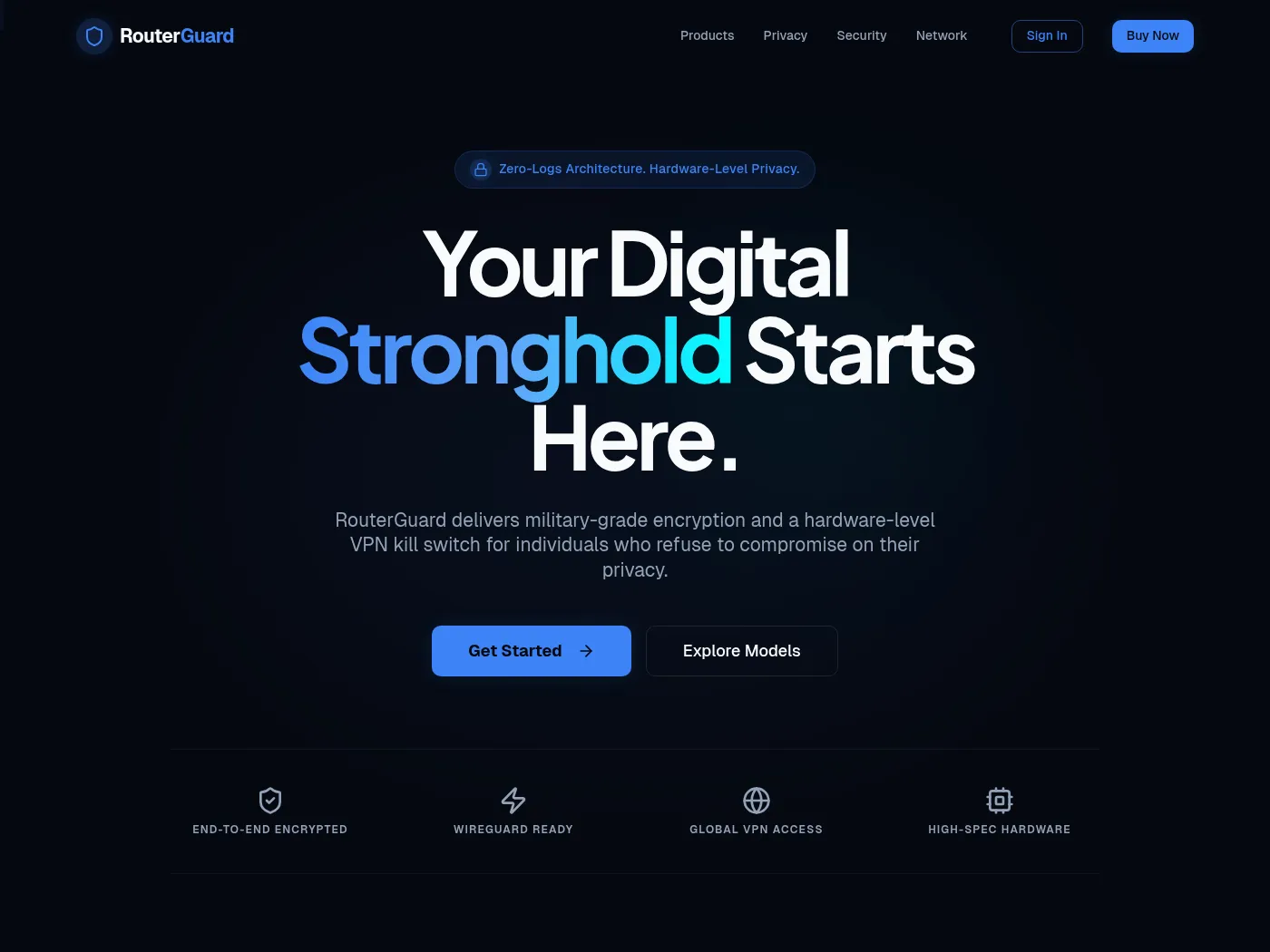 RouterGuard Landing Page