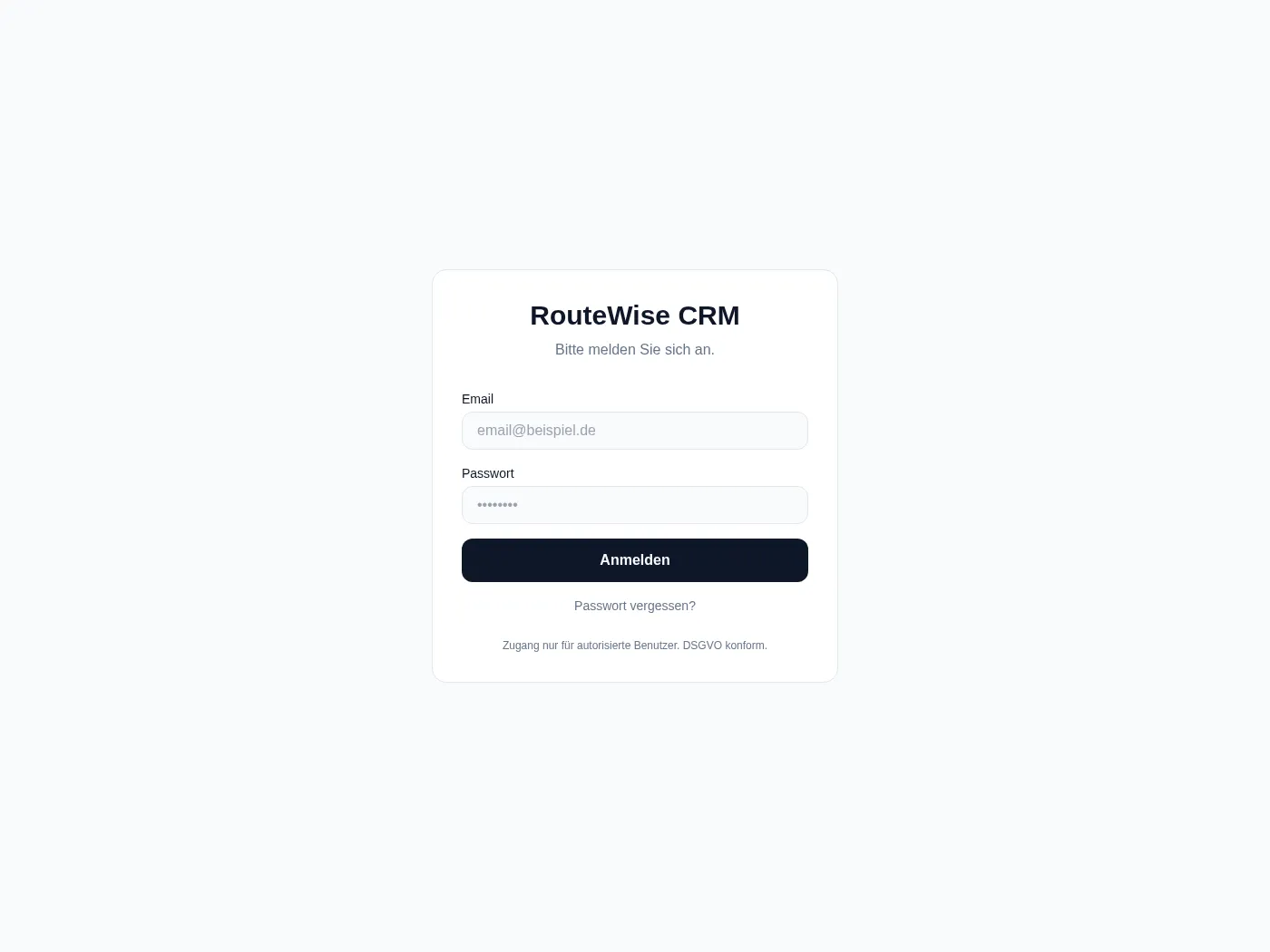 RouteWise CRM