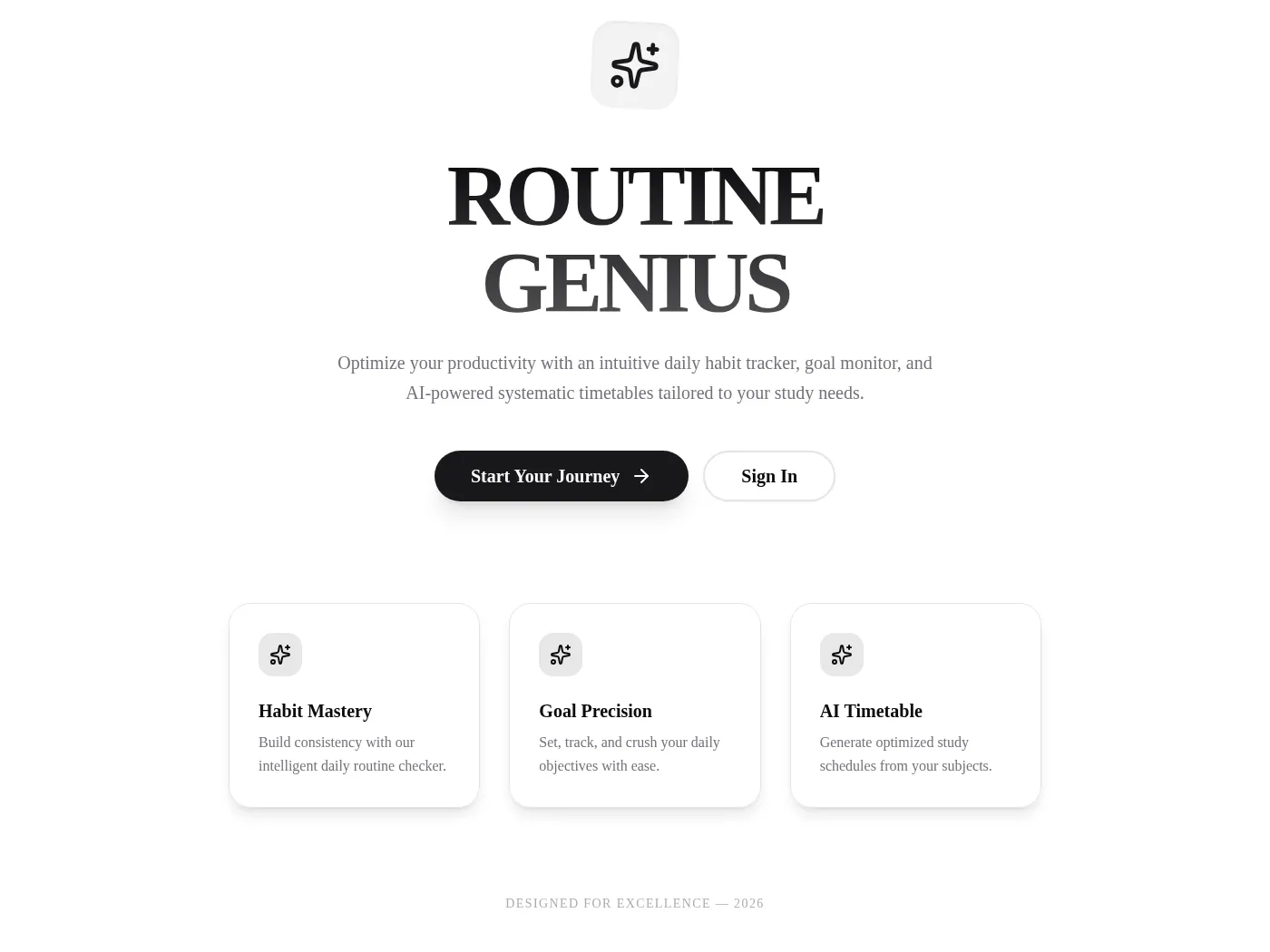 Routine Genius