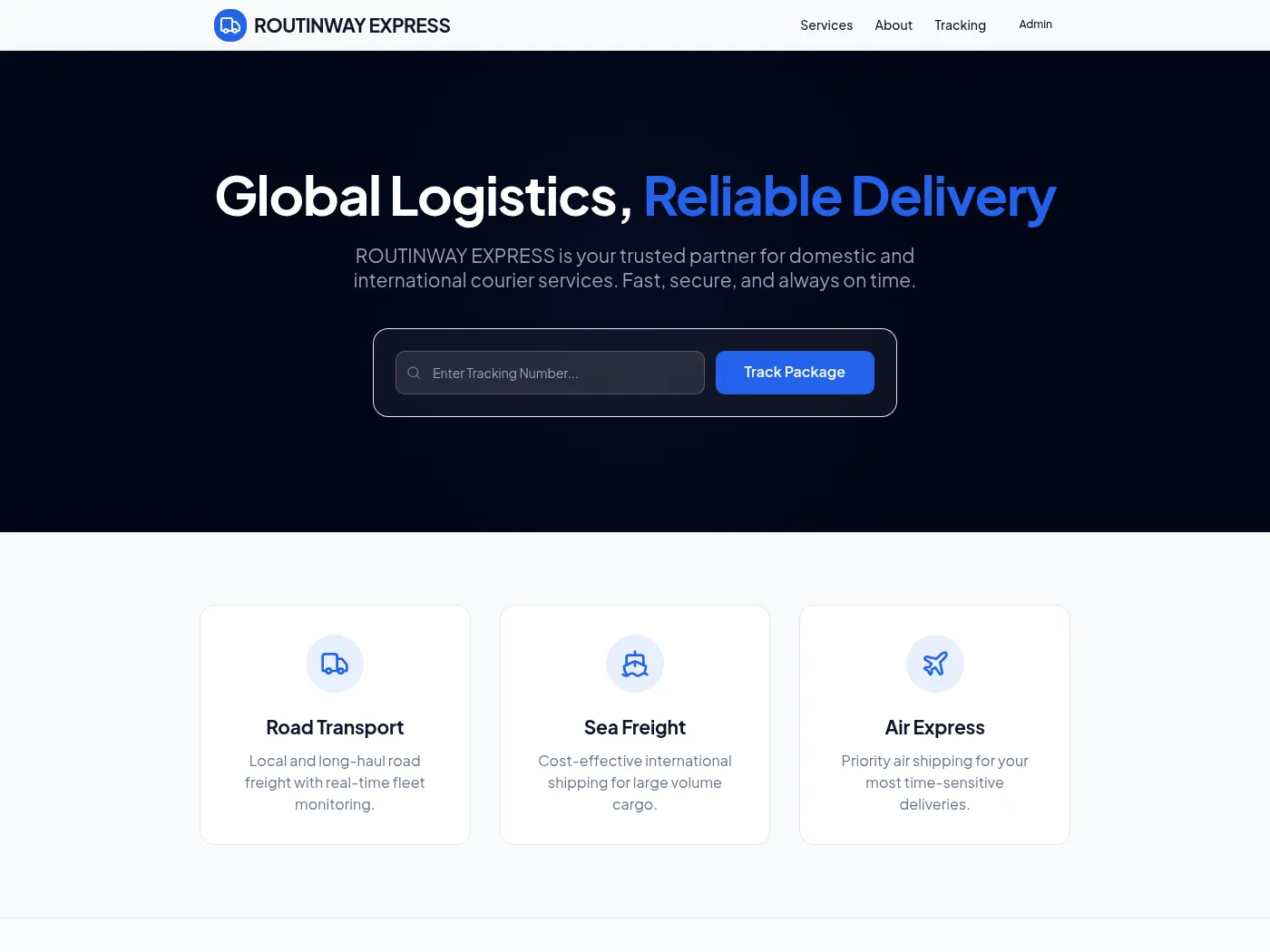 Routinway Express Tracker