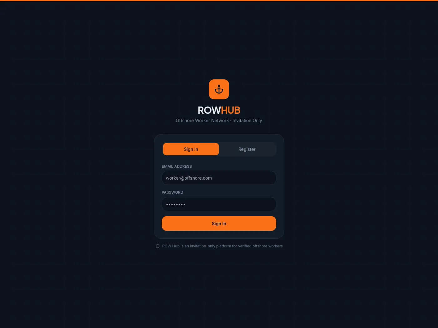 ROW Hub MVP