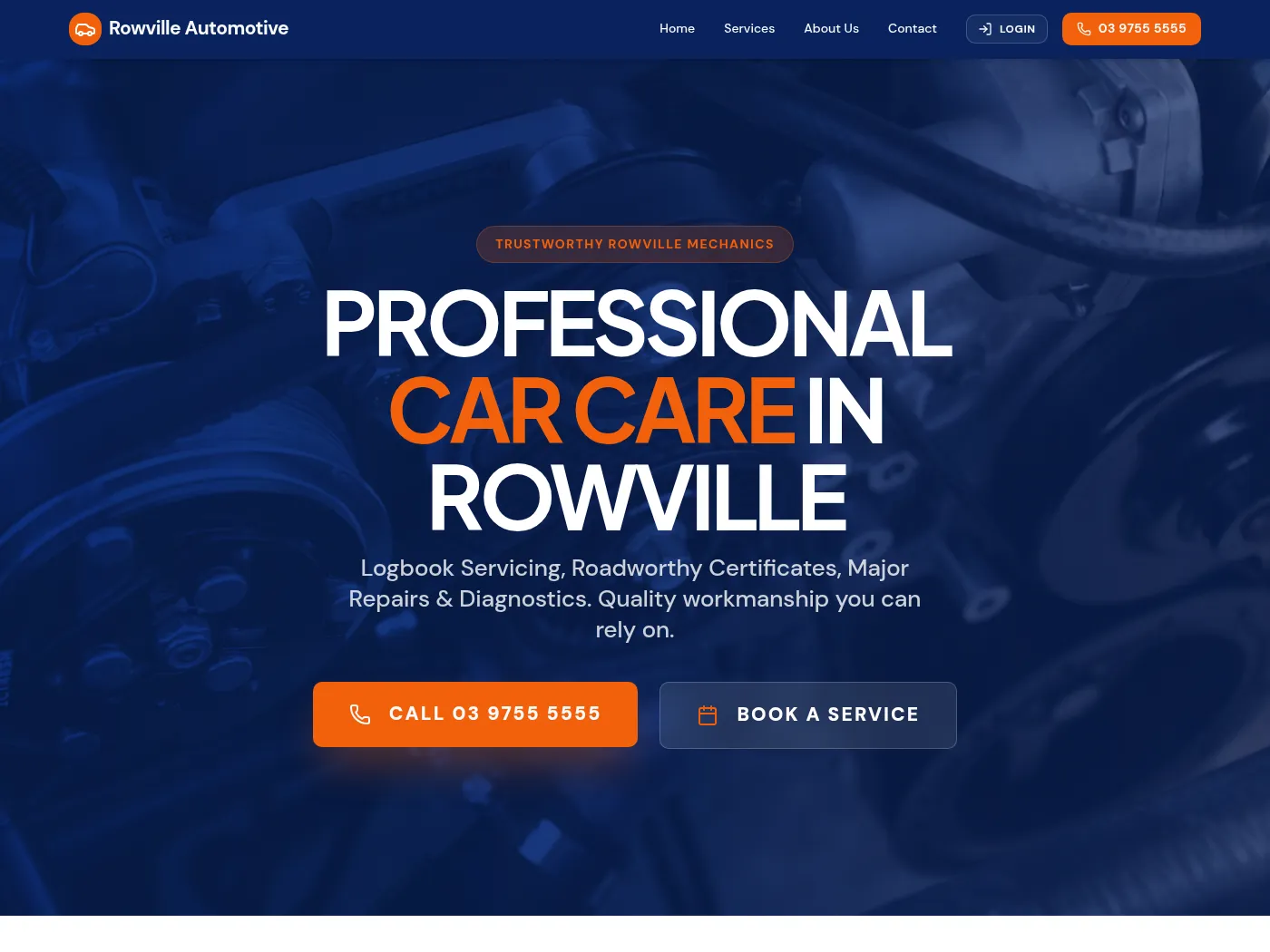 Rowville Mechanic Website