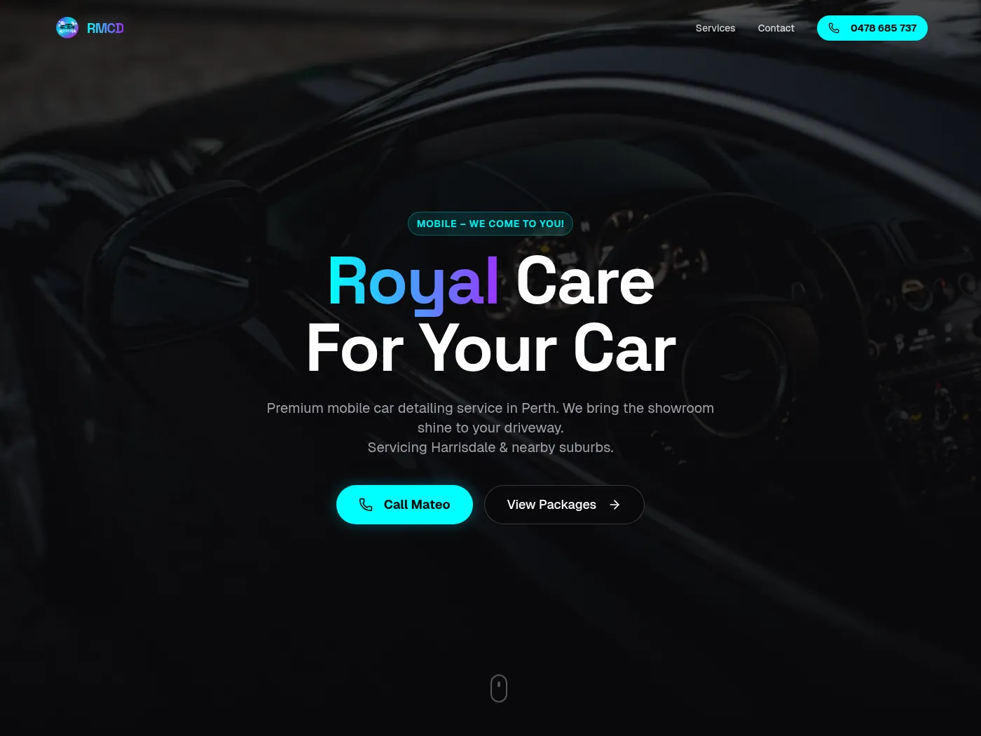 Royal Car Detailer Site (Remix)