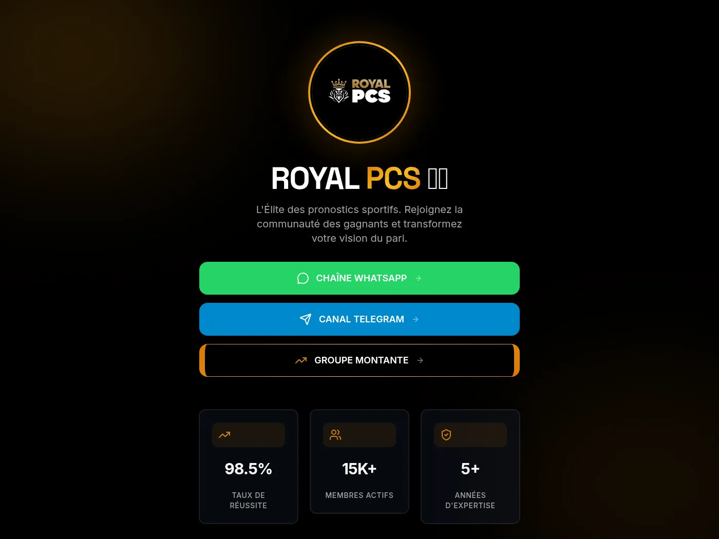 Royal PCS ๐โ
๏ธ