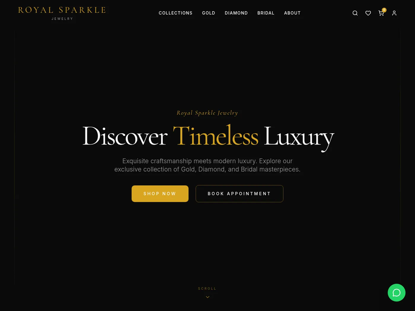 Royal Sparkle Website