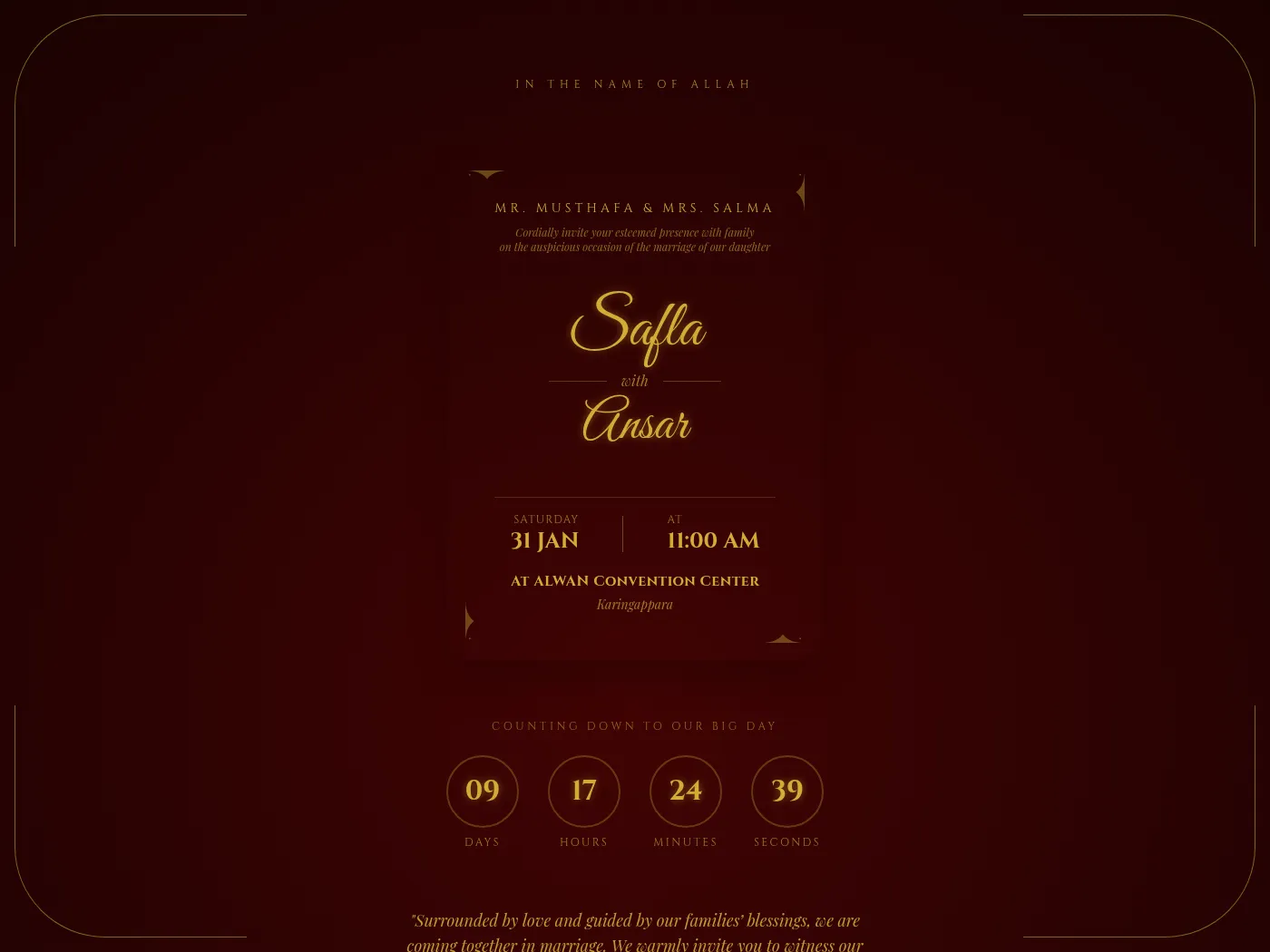 Royal Wedding Invite Web
