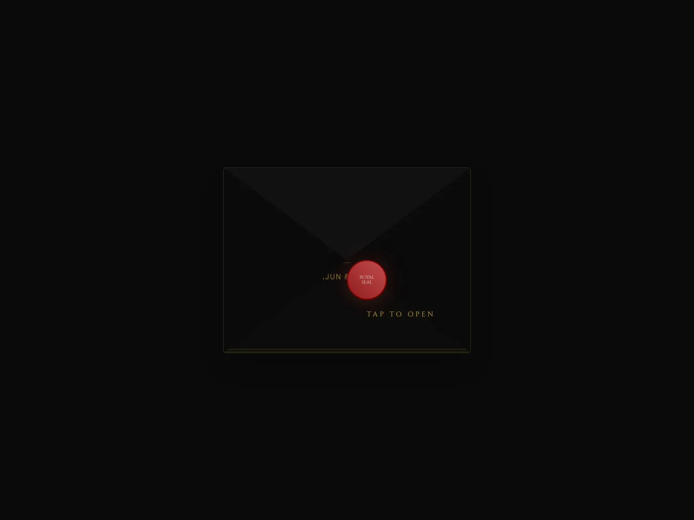 Royal3D Wedding Invite