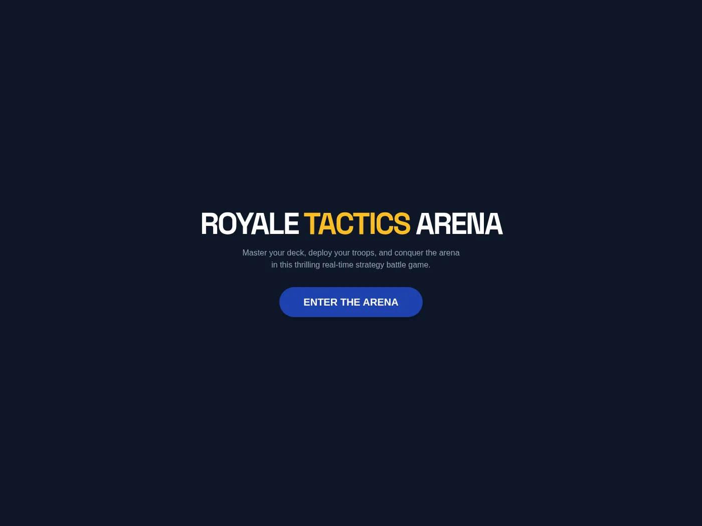 Royale Tactics Arena