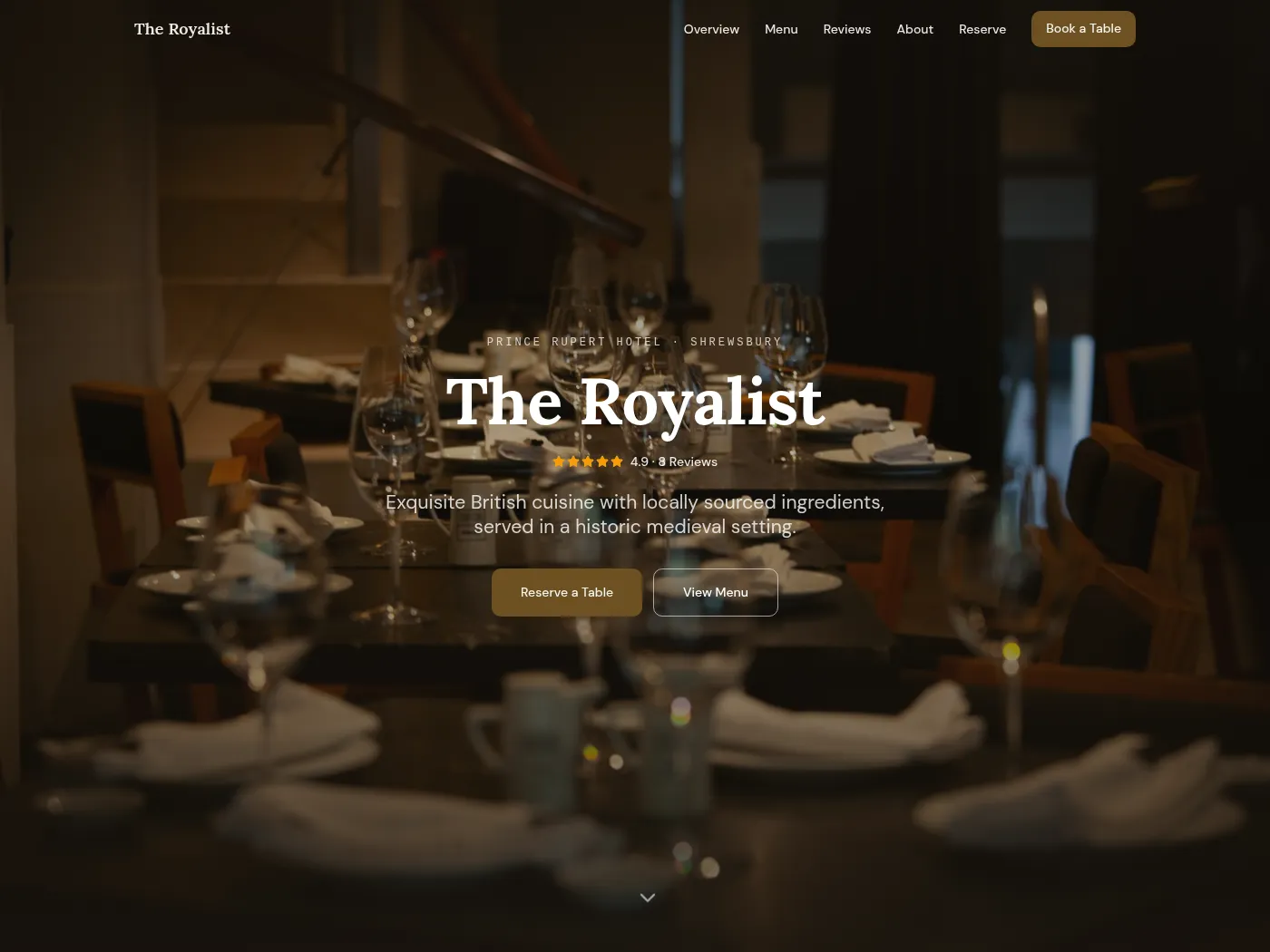 Royalist Dining Portal