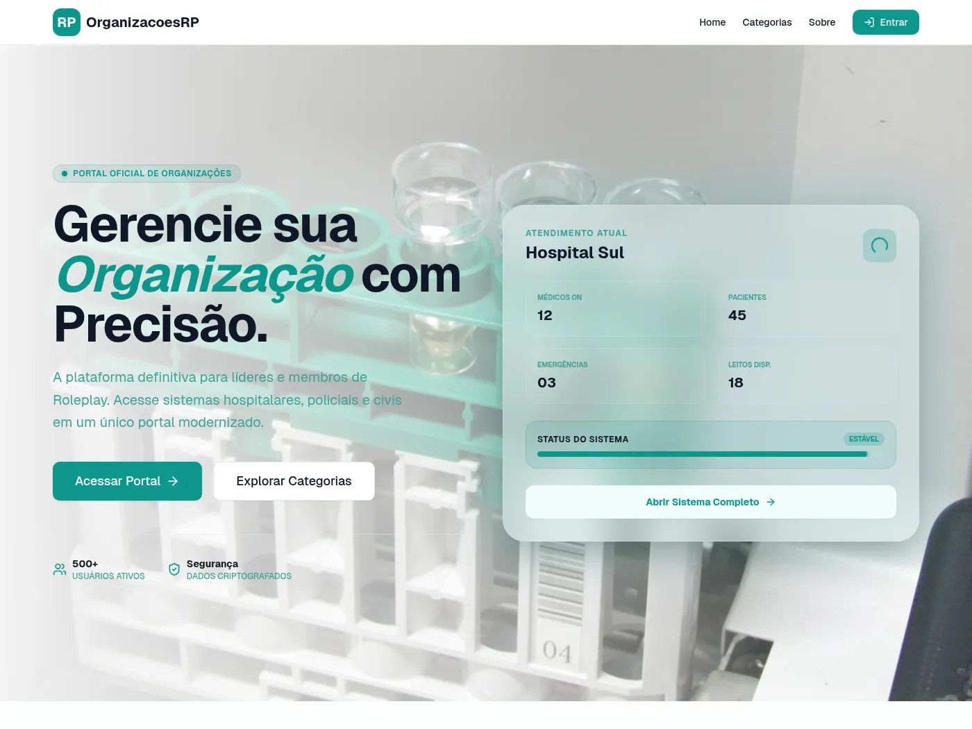 RP Organizations Portal