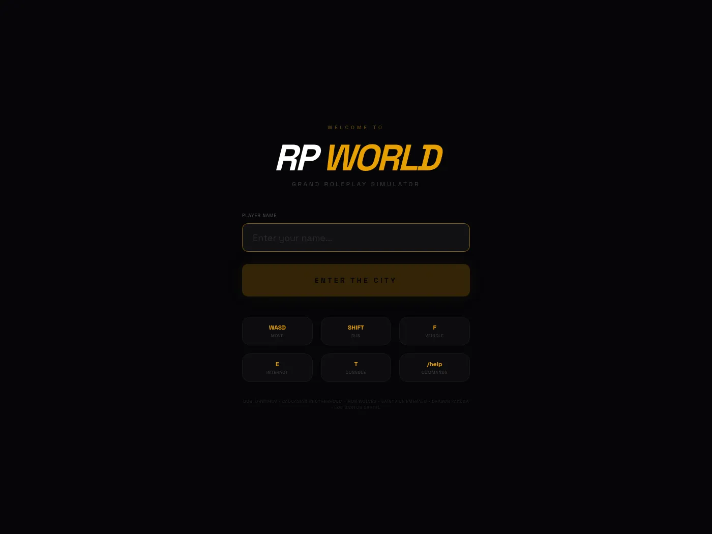 RP World Simulator