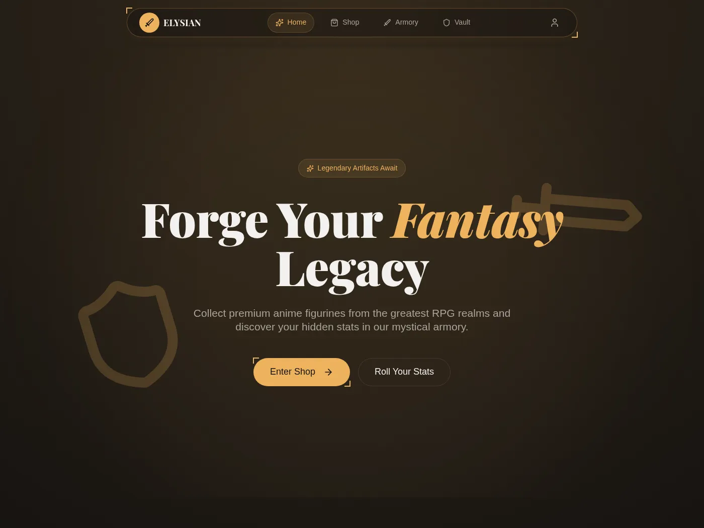 Fantasy RPG Fan Shop